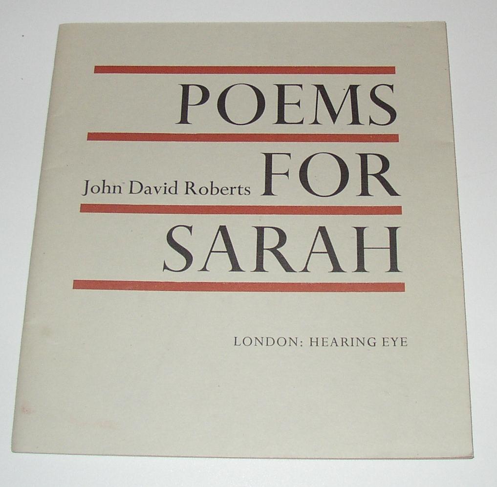 Hearing Eye Publication: Poems for Sarah